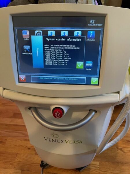 2016 Venus Concepts Versa - LENCANA MEDICAL LASER